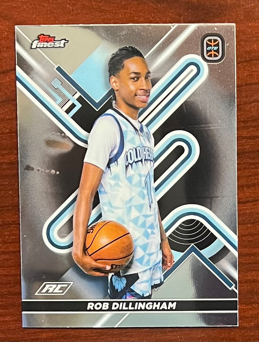 Topps Finest OTE Rob Dillingham #30 Cold Hearts Kentucky Wildcats Rook ...